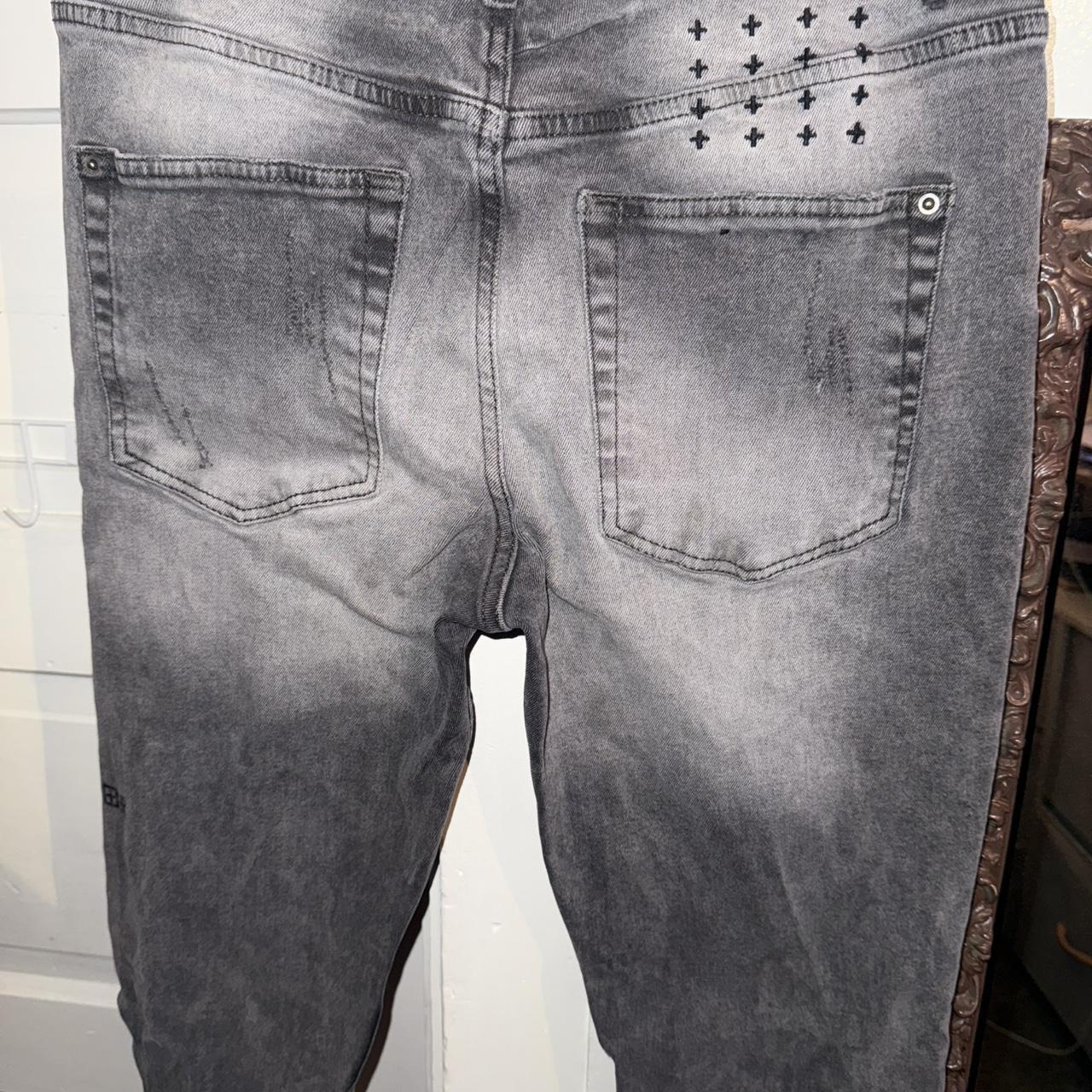 Grey Skinny KSUBI Jeans 8/10 condition Size 31... - Depop