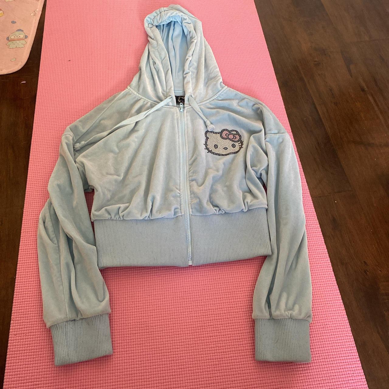 Hello kitty and friends tracksuit Y2K zip up top... | Depop