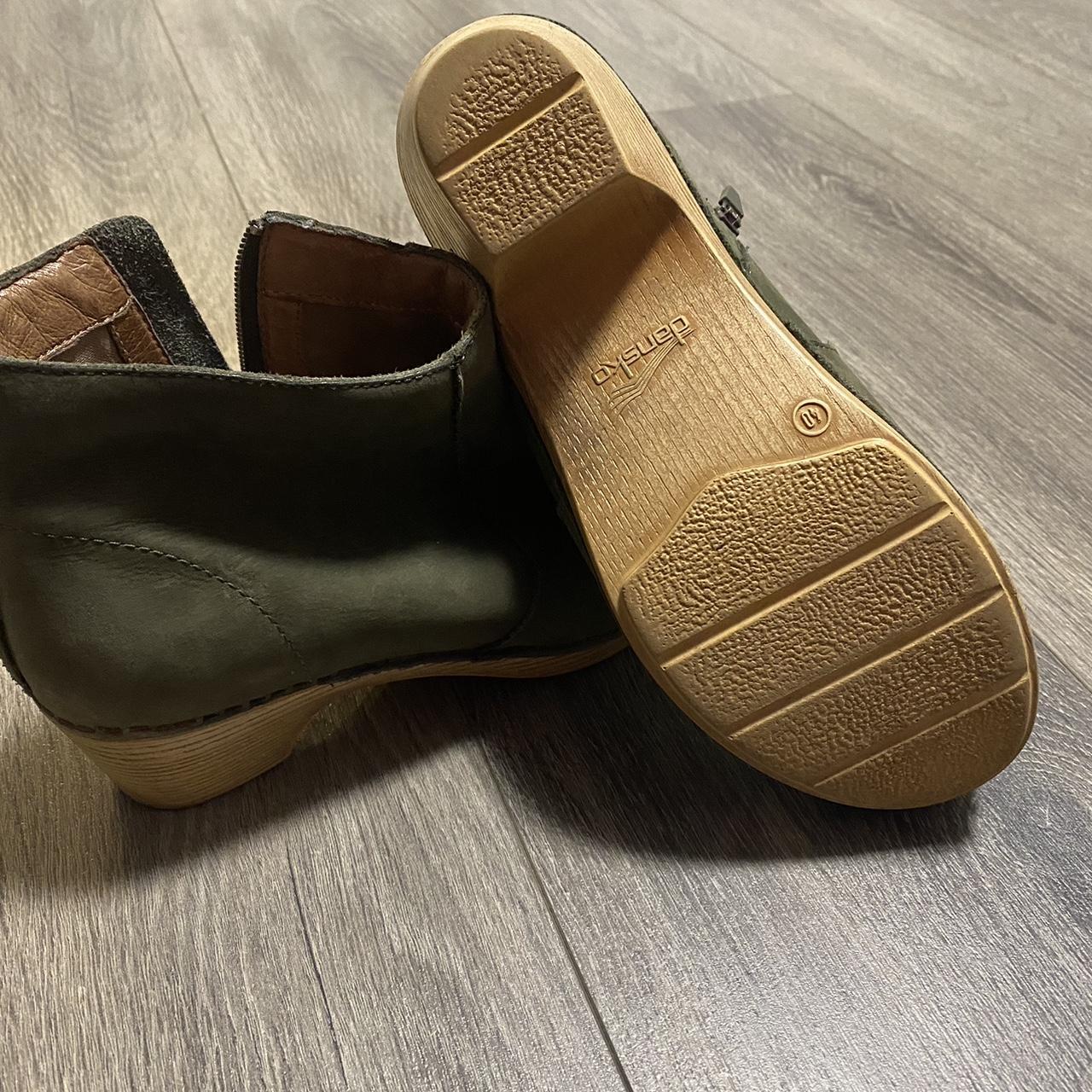 EU 40 olive Dansko boot clogs, in good condition - Depop