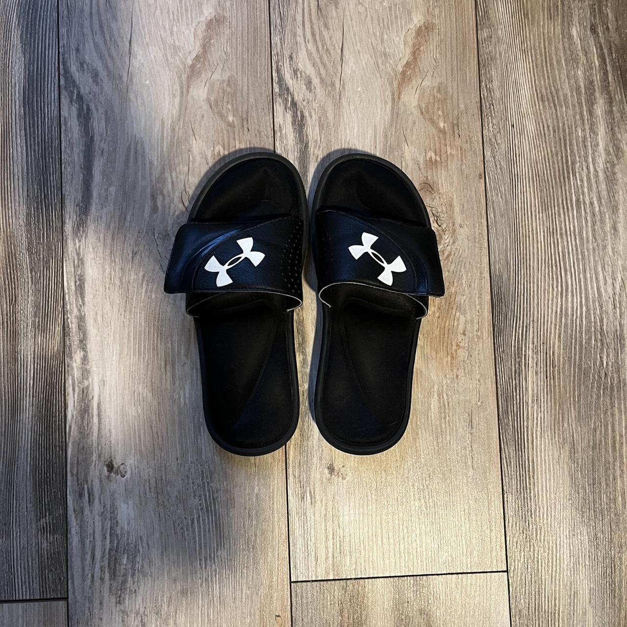 Under armor Velcro slides Size US 6 - Depop