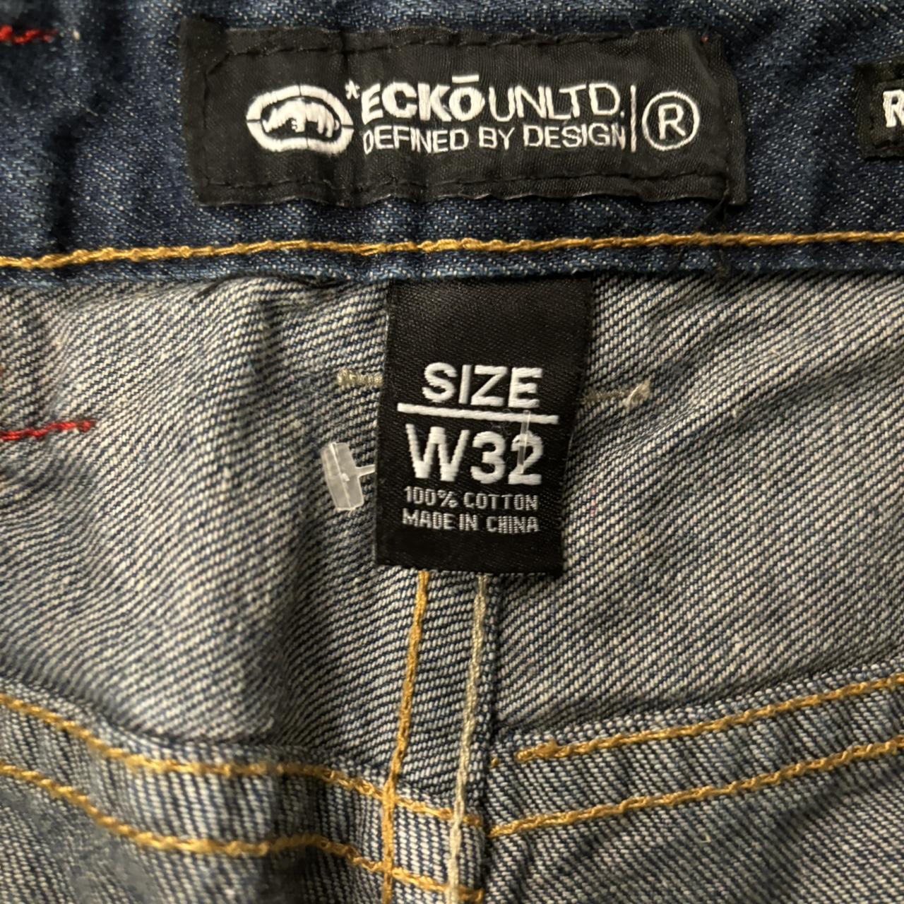 Y2k Ecko untd jeans size 32 relaxed fit super nice... - Depop