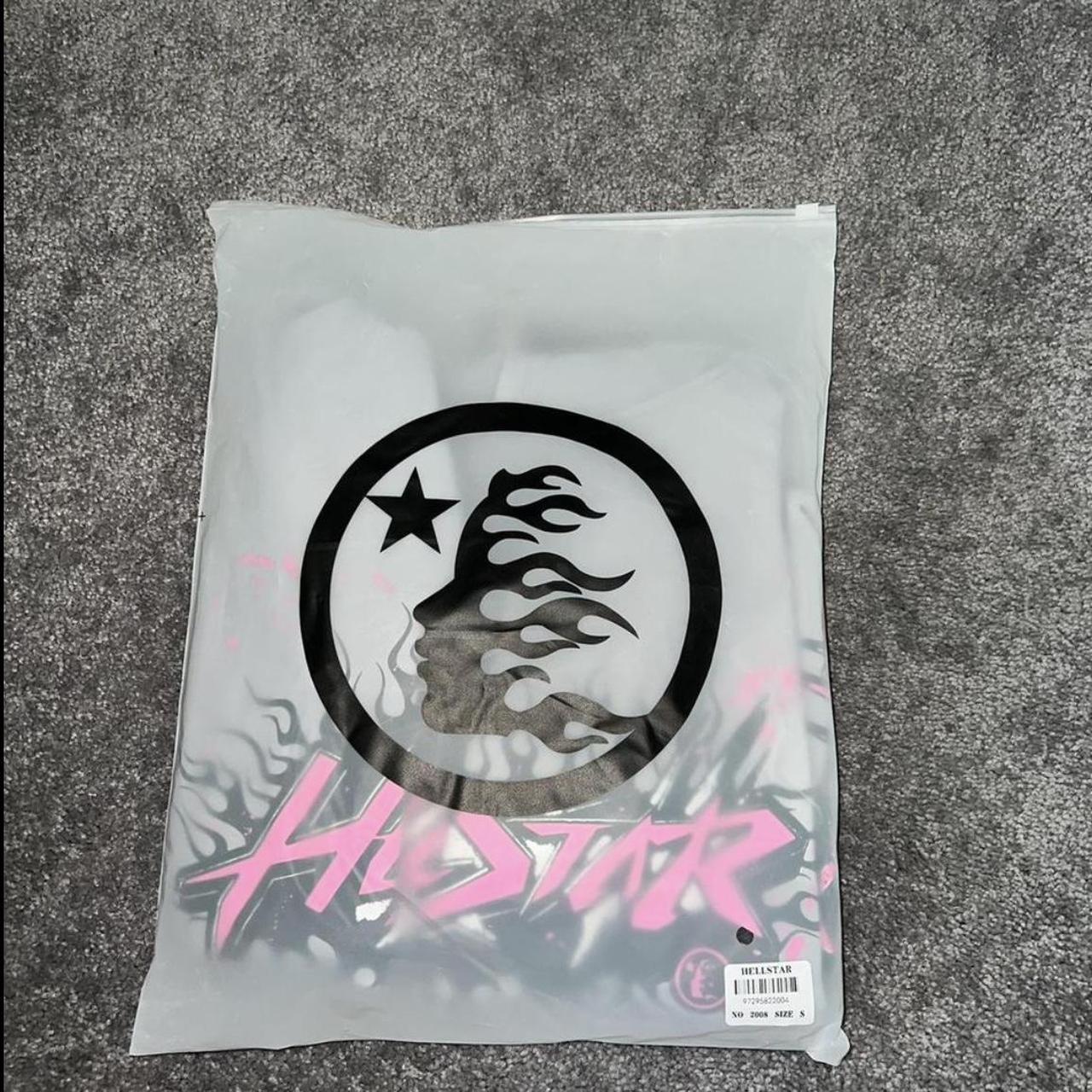 Hellstar Future Flame Hoodie Grey Brand New Size... - Depop