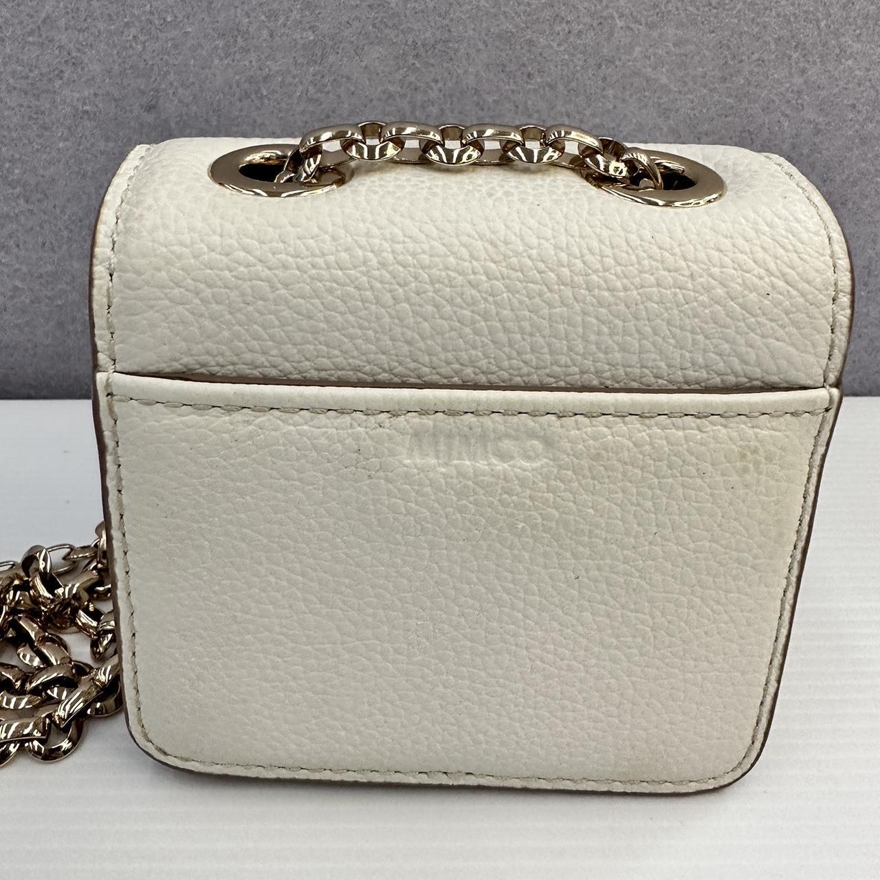Mimco Small Evening shoulder bag White with... - Depop