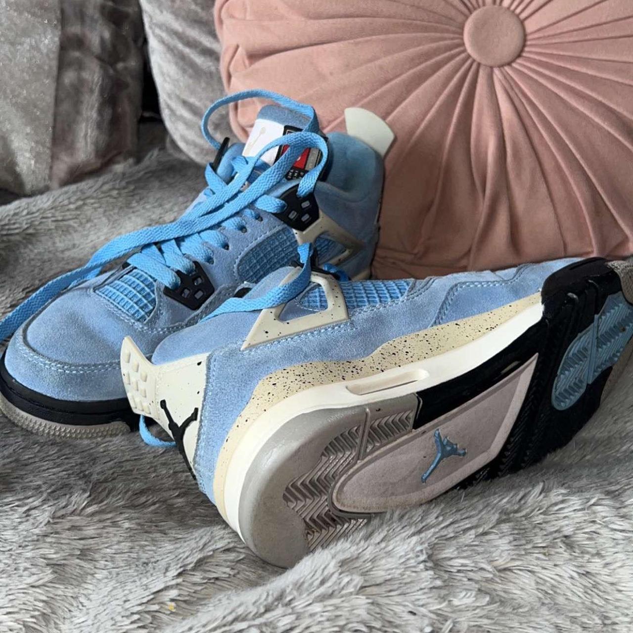 Air Jordan 4 Retro 'University Blue' Never Worn!!!... - Depop