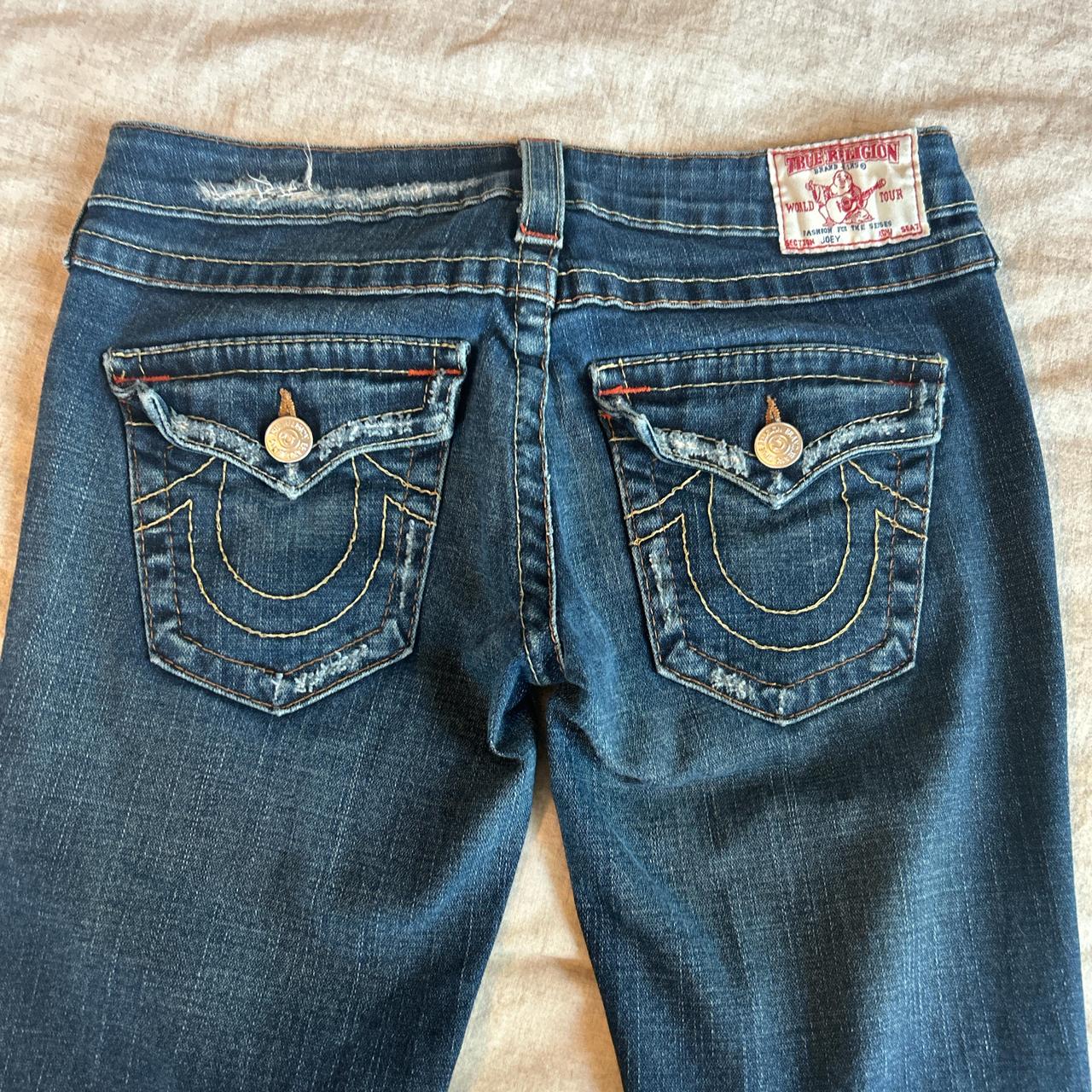 Joey True Religion low rise bootcut/flair jeans.... - Depop