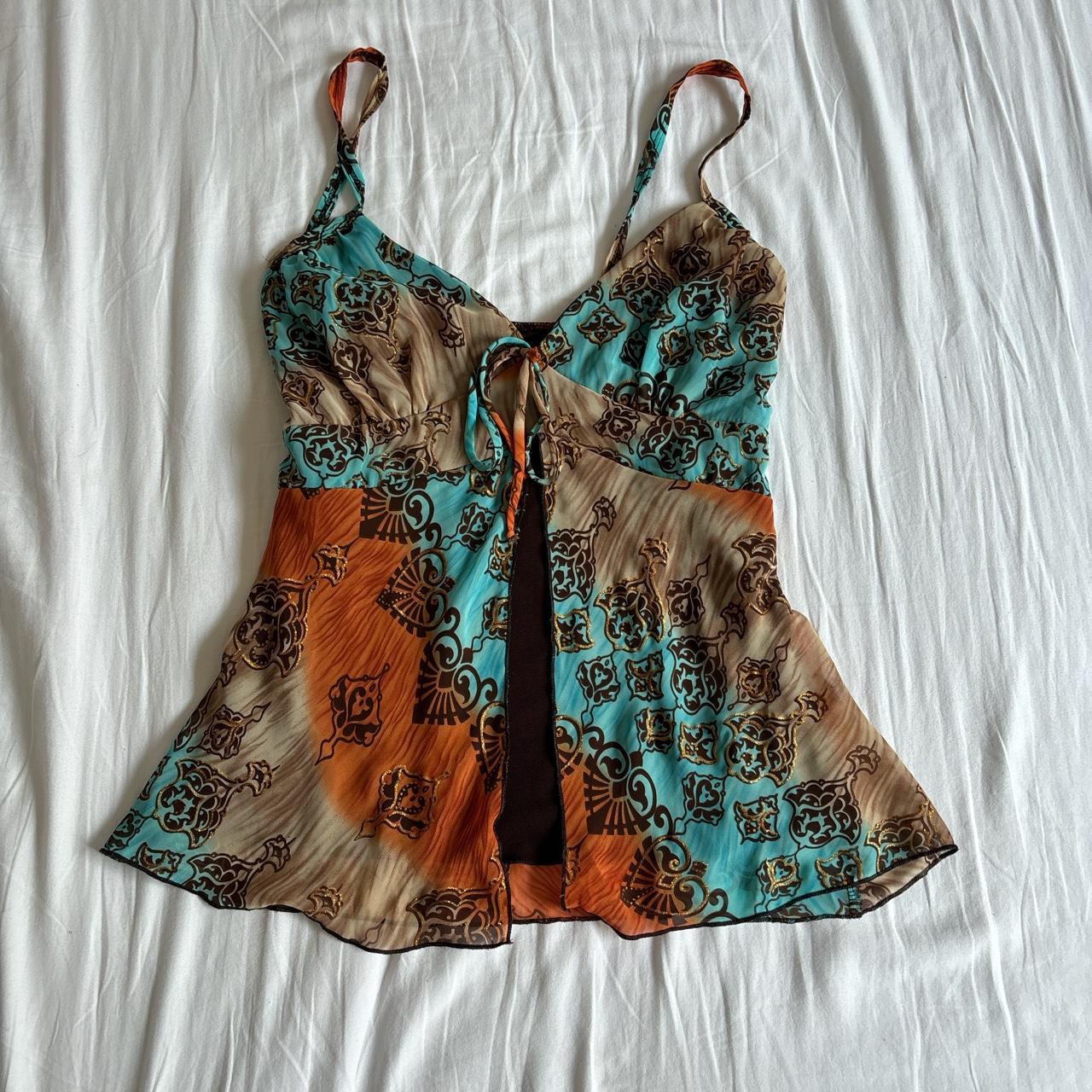 Mcbling 2000’s style top! Brand: Studio 1940 Size:... - Depop