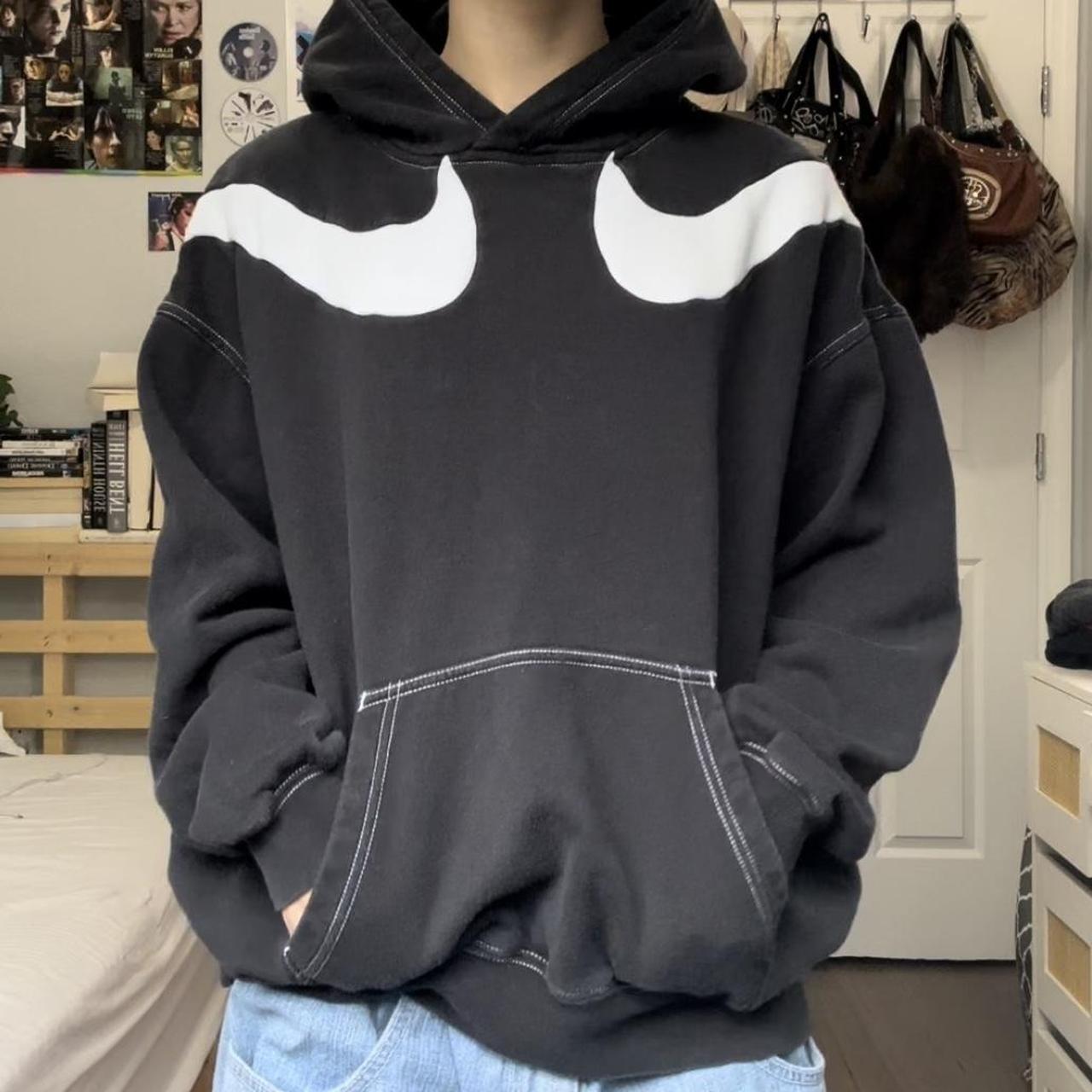 Adorable baggy hoodie!! Brand: Nike Size:... - Depop