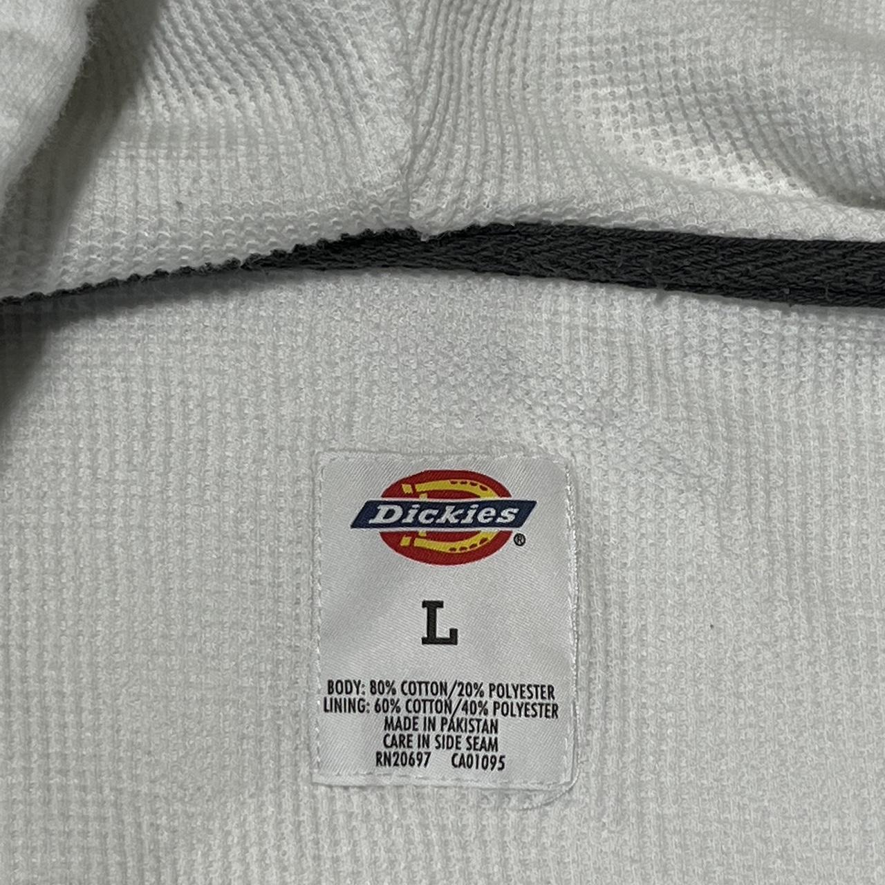 White Dickies Hoodie In Great Condition Mens Depop