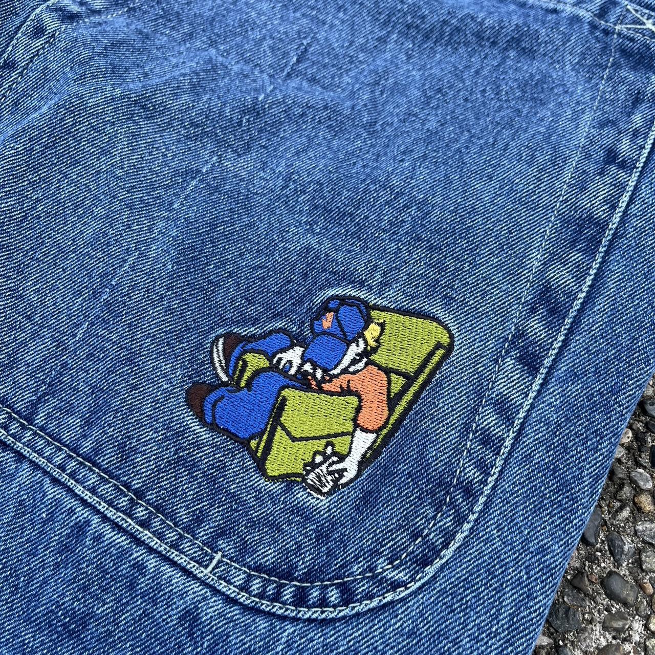 JNCO slacker jeans in crazy good condition with... - Depop