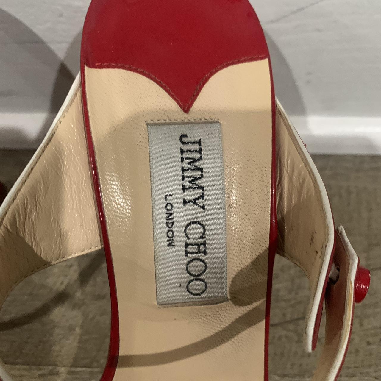 Jimmy Choo red heels size 38 - Depop