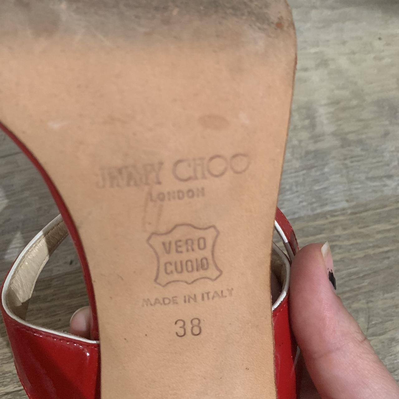 Jimmy Choo red heels size 38 - Depop