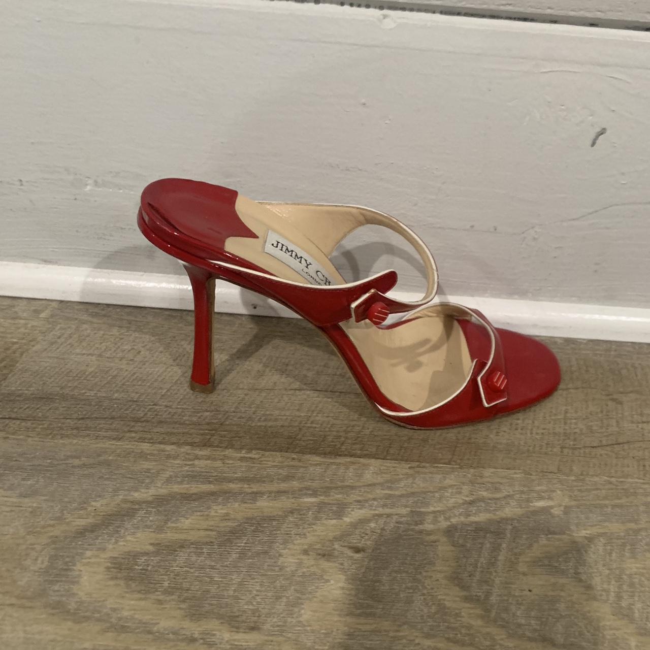 Jimmy Choo red heels size 38 - Depop