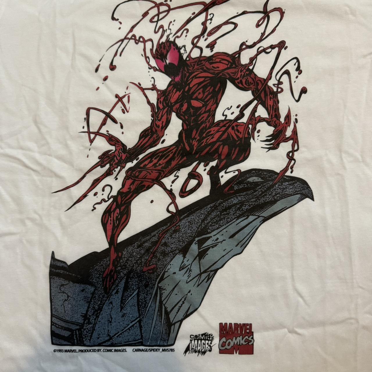 Vintage marvel carnage shirt size L Brand... - Depop