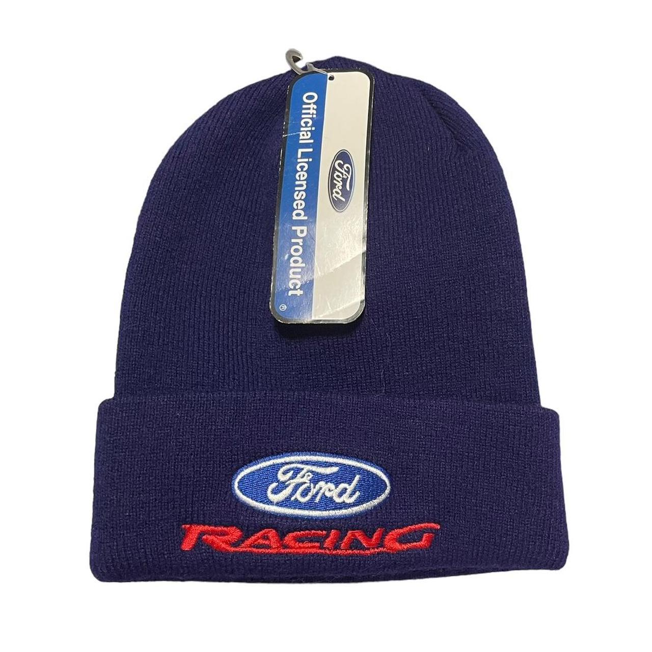 Ford racing beanie with tags. Its in really good... - Depop