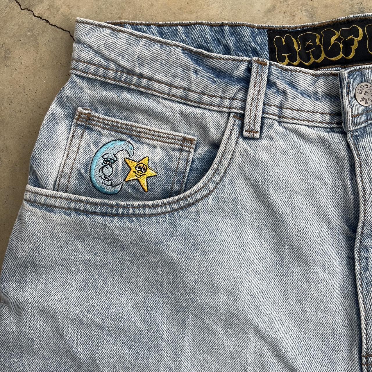 Half Half light blue jorts. Worn once Men’s... | Depop