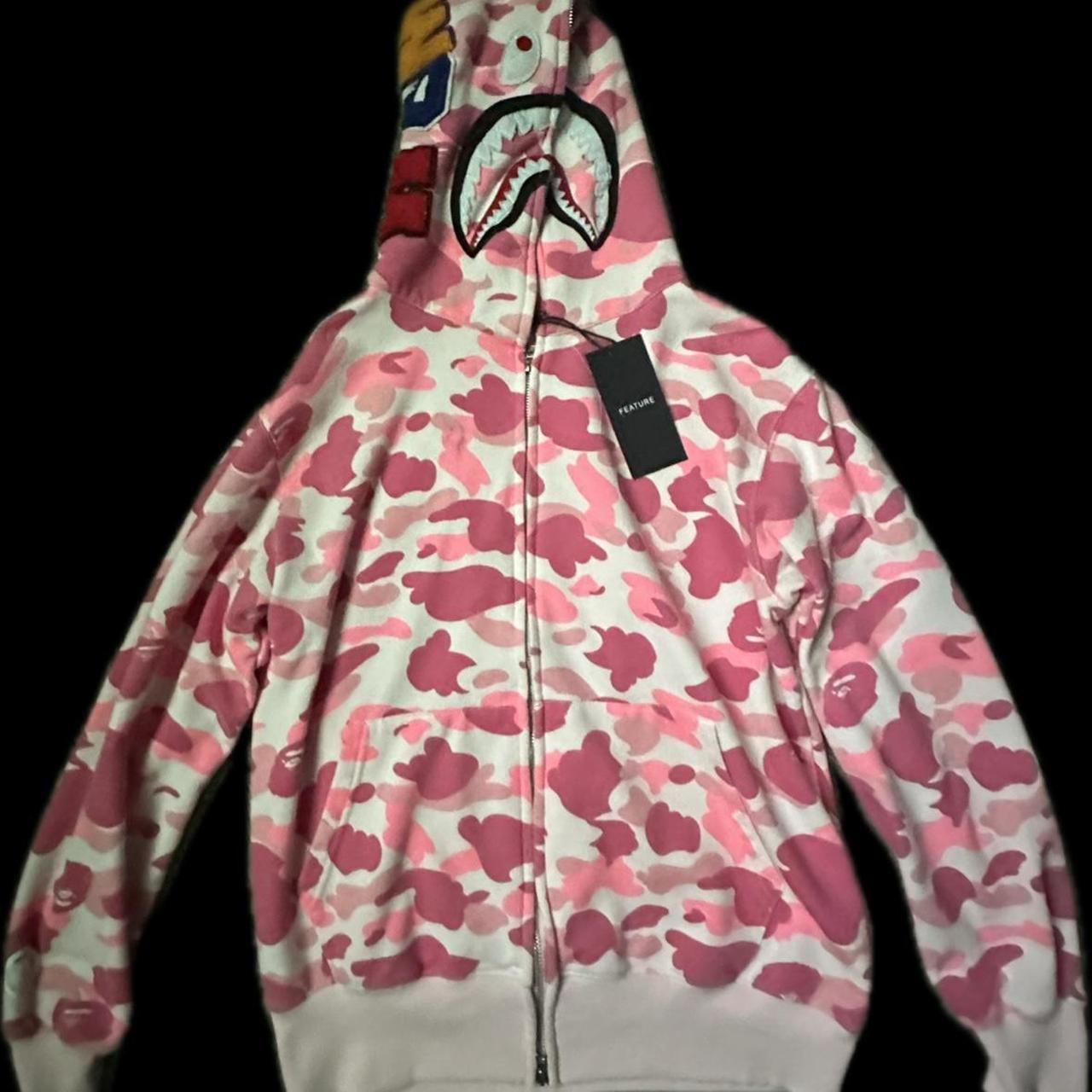 Bape zip up Size XL - Depop