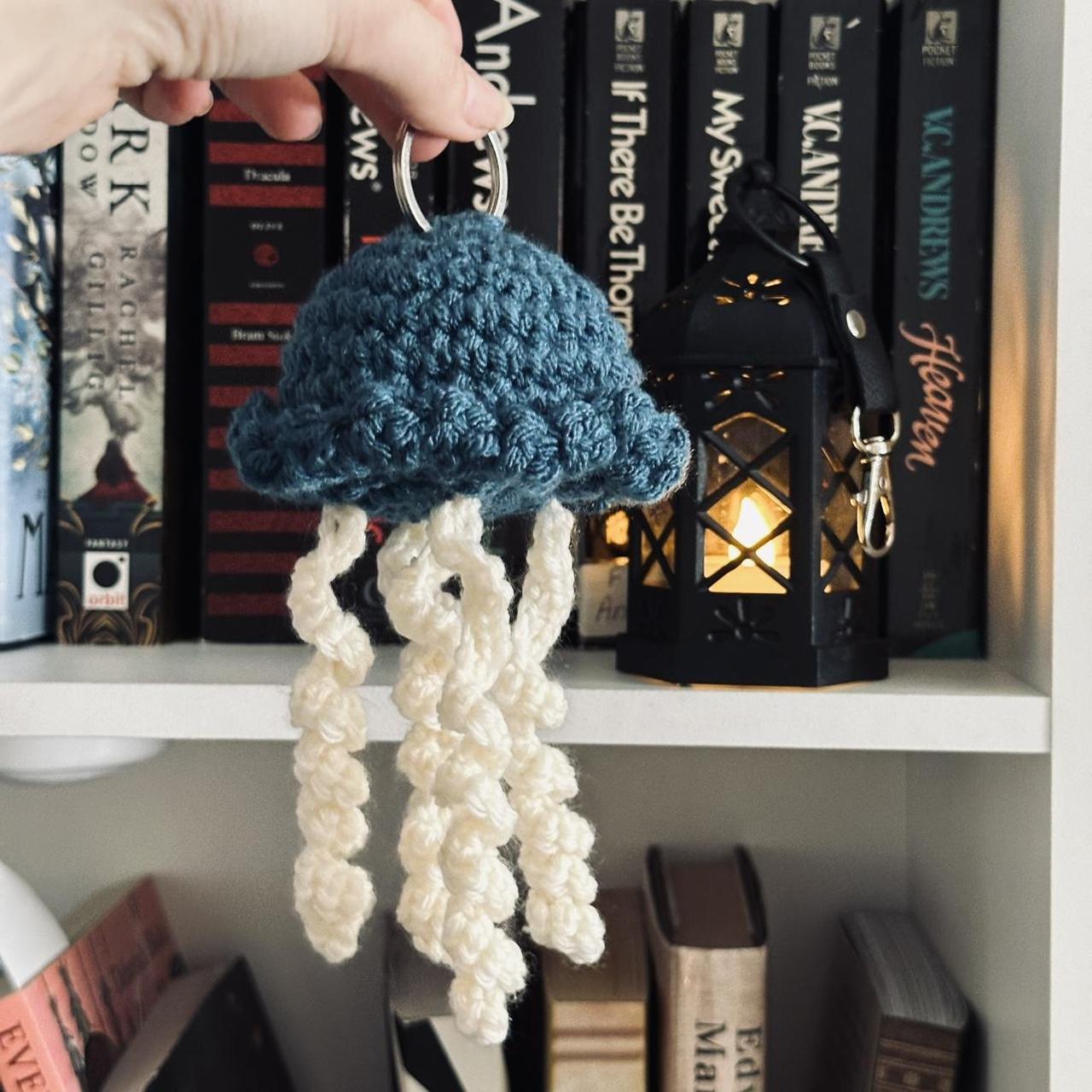 Jellyfish keychain -handmade by me :> DM for... - Depop