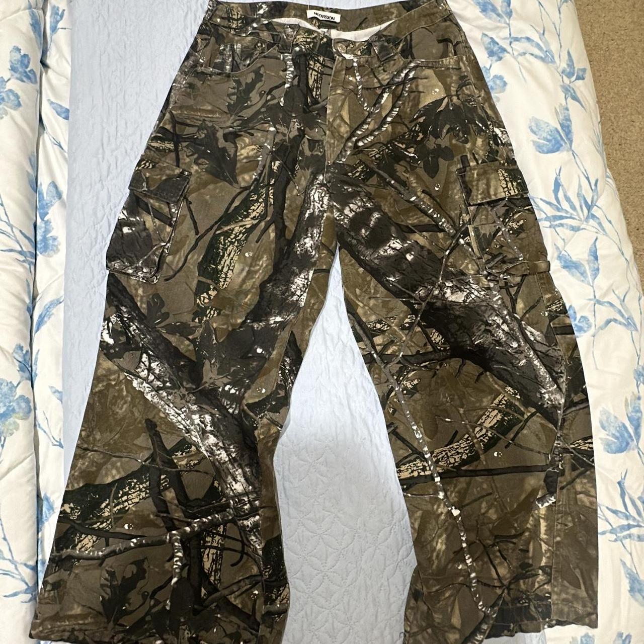 NEON VISION camo cargo Size: mens small Baggy... - Depop