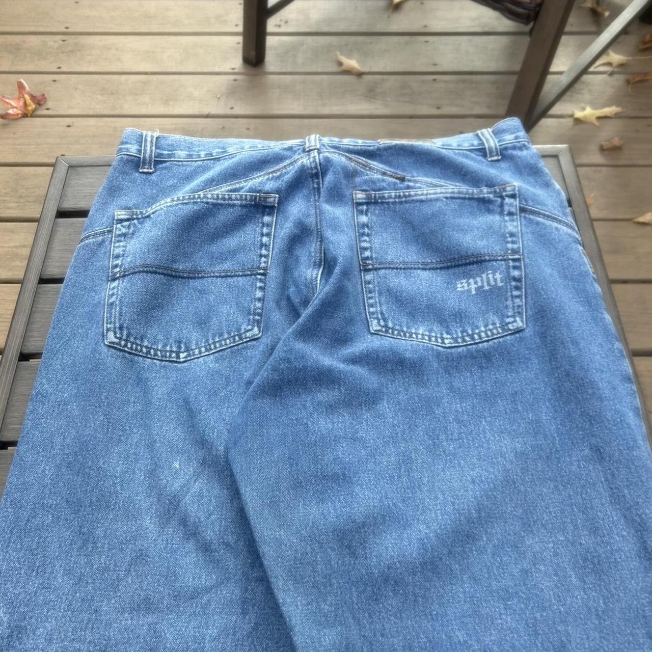 Vintage 90’s JNCO Southpole Style Split Back Pocket... - Depop