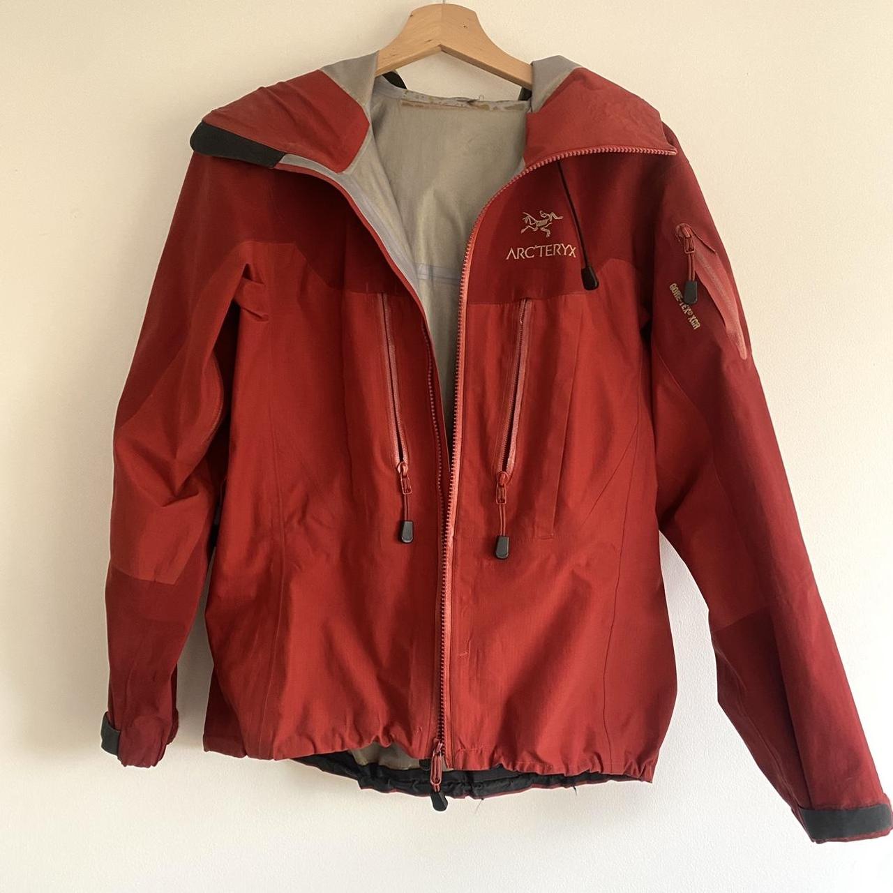 Arcteryx red goretex xcr jacket: Two tone Size... - Depop
