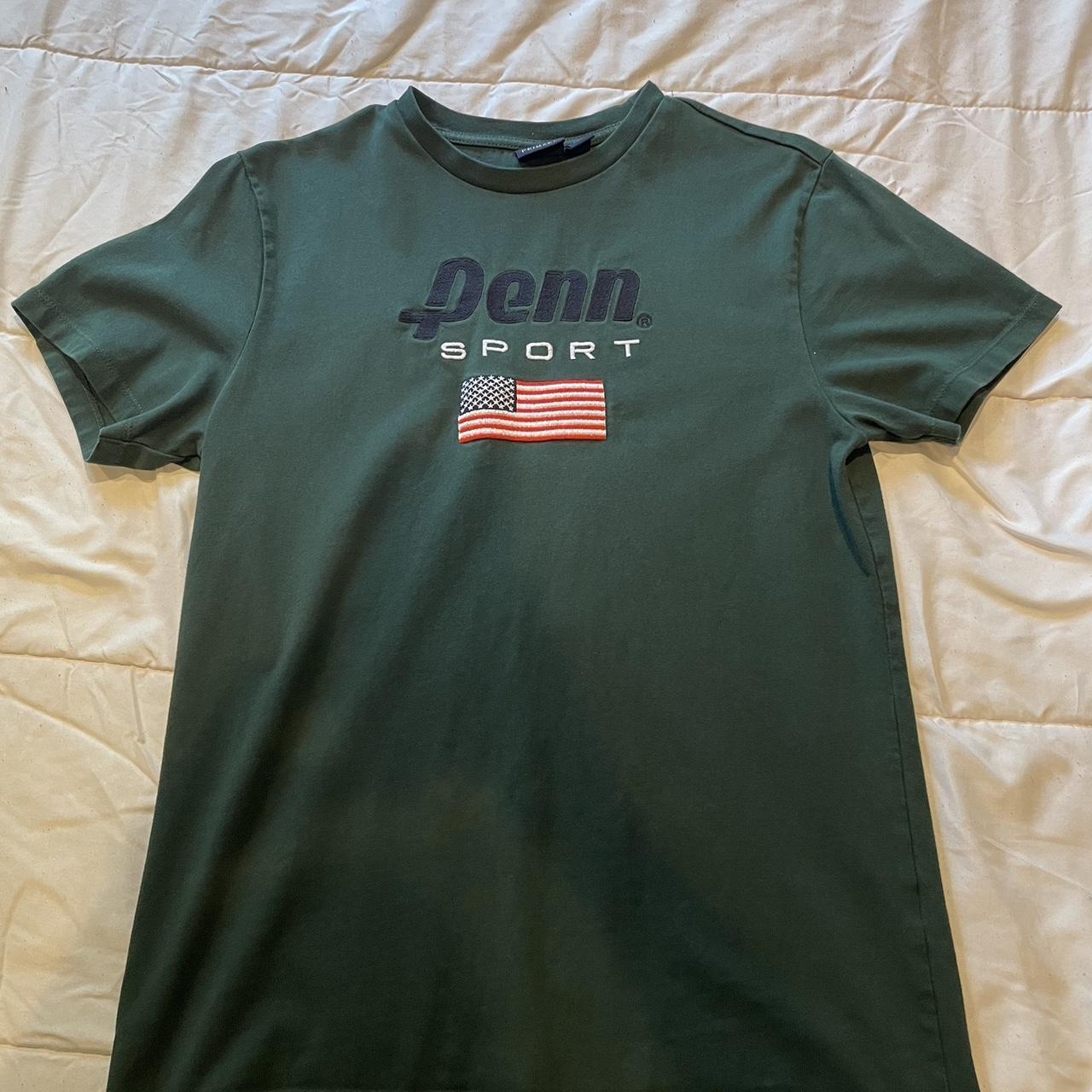 Forest green Penn sport Tshirt - Depop