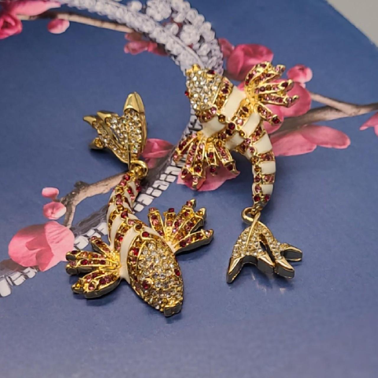 Vintage Estate Signed Trifari Crystal Japanese Coy... | Depop