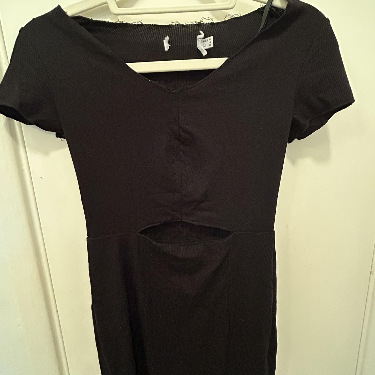 black cut out princess polly dress, tag ripped off... - Depop