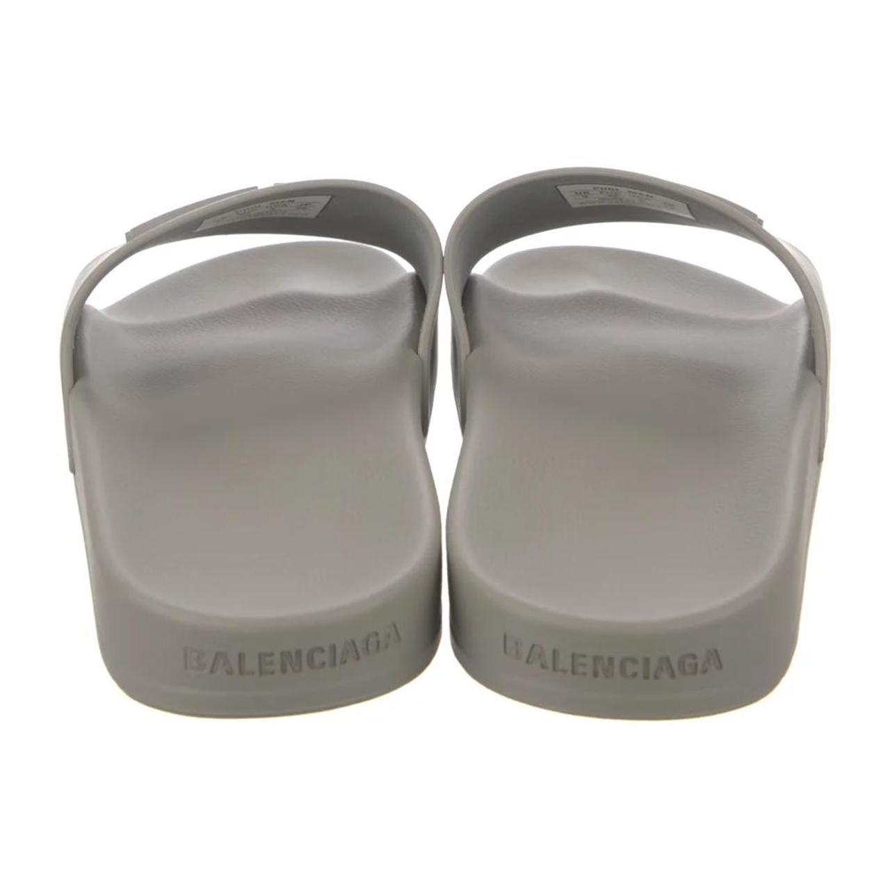 Grey Balenciaga Slides, Unisex Style (Men’s size 6,... - Depop