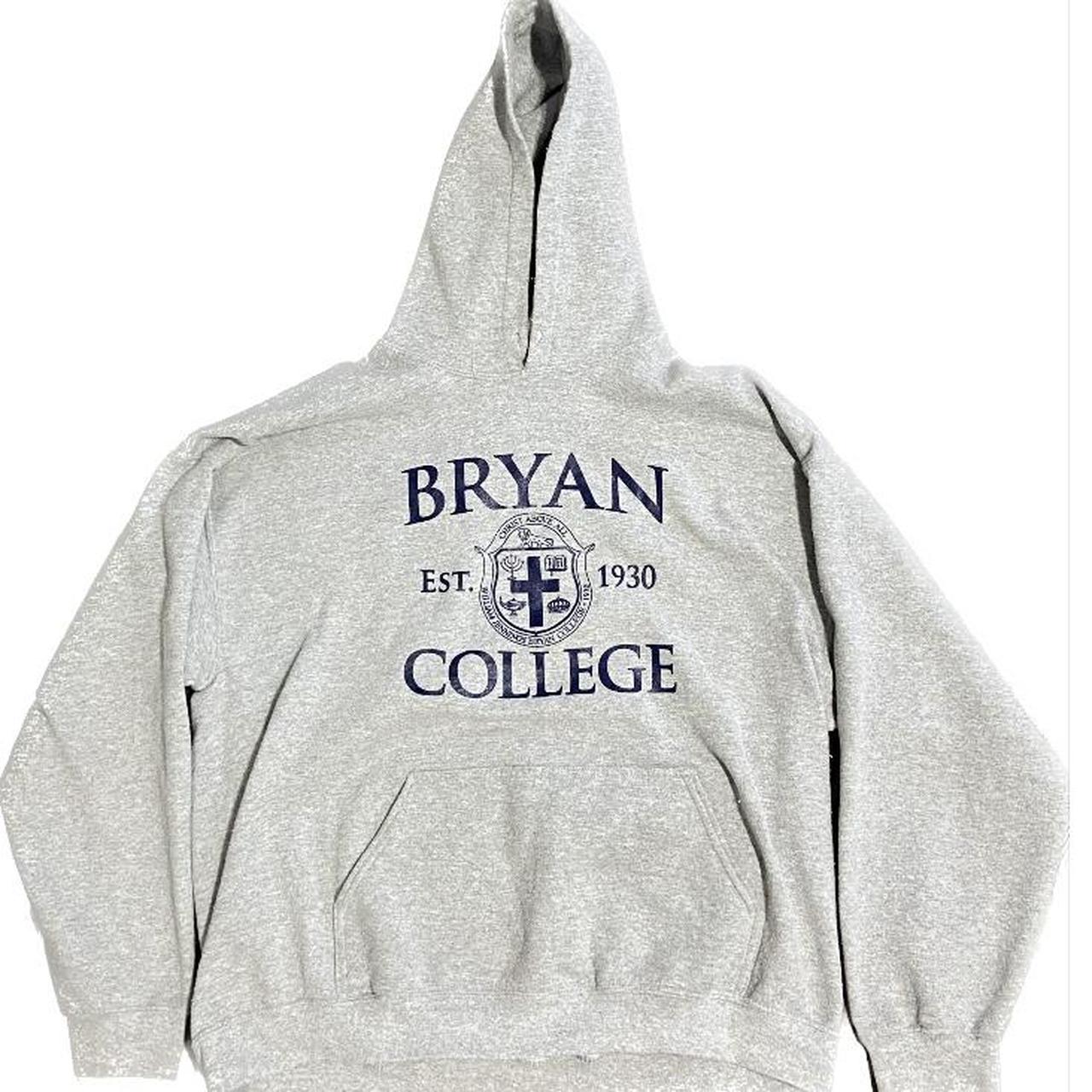 Bryan College Vintage Hanes Heavyweight Sweatshirt - Depop