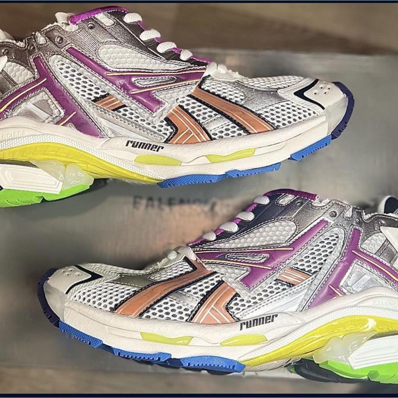 Balenciaga mesh runner sneakers for sale brand new... - Depop