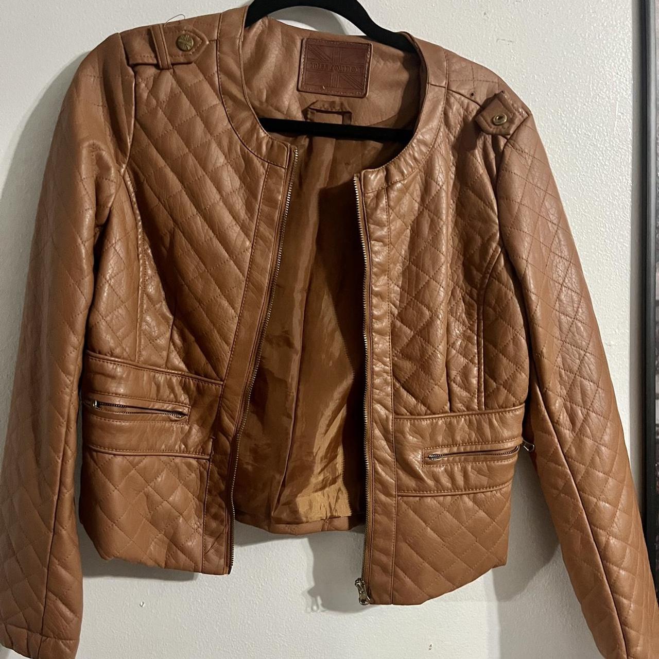 medium brown jacket - Depop