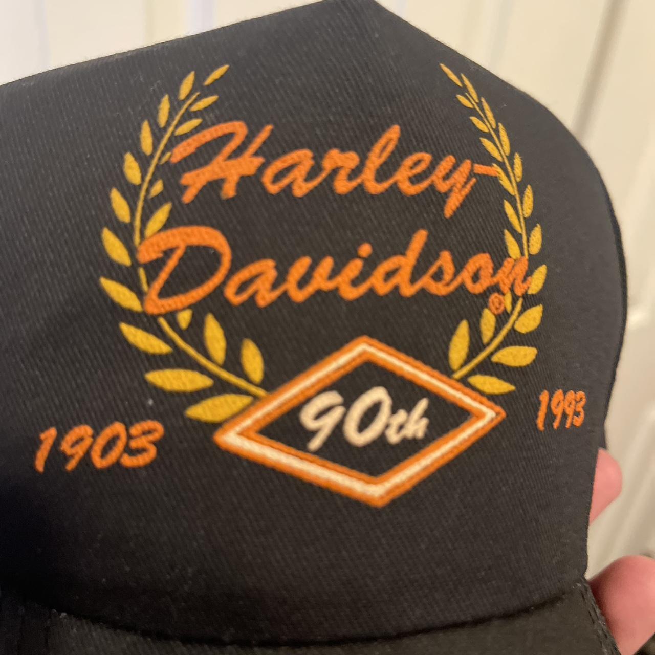 Super clean Harley Davidson hat - Depop