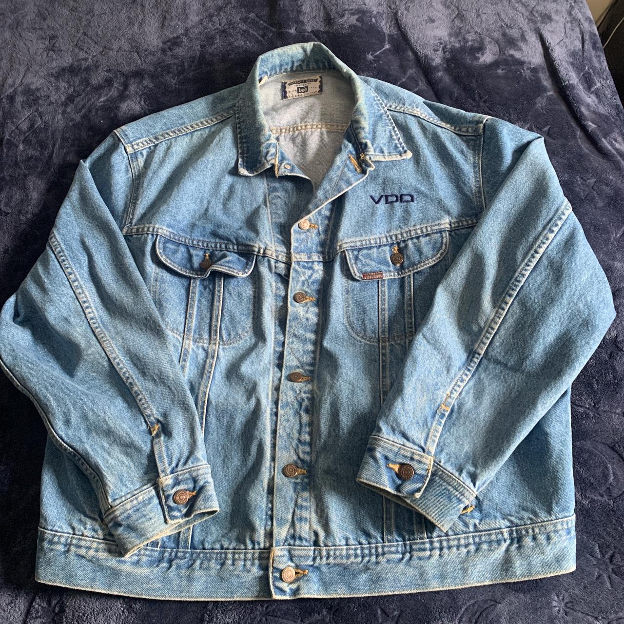 Vintage 90’s Faded Denim Lee Jacket Men’s size 2XL ,... - Depop
