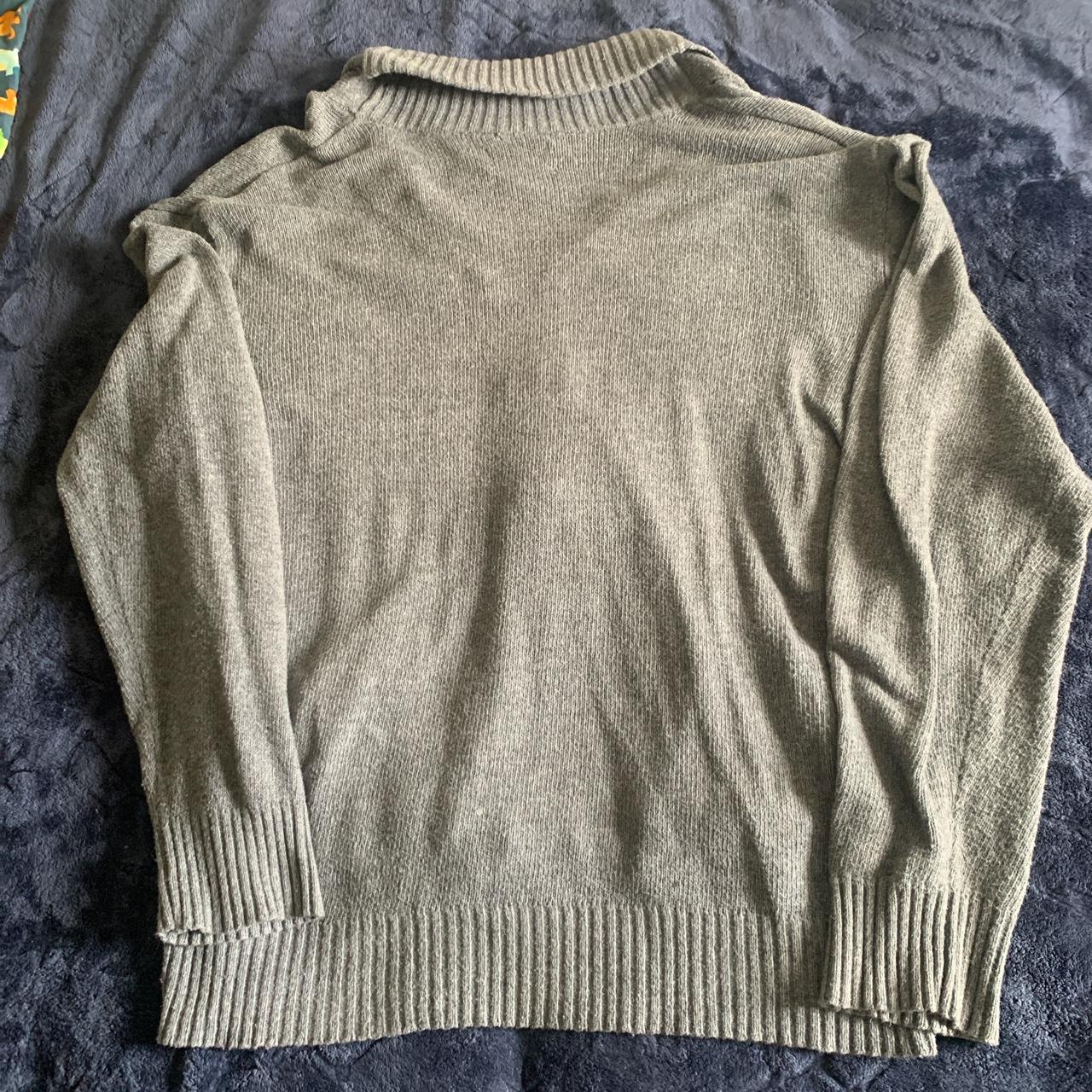 90’s “American Rage” Light Grey Men’s Cardigan | in... - Depop