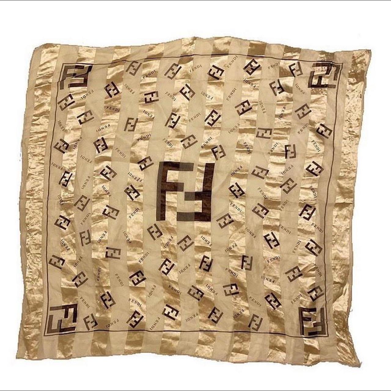 38”x40” Fendi All Over Print Cloth. In great... - Depop