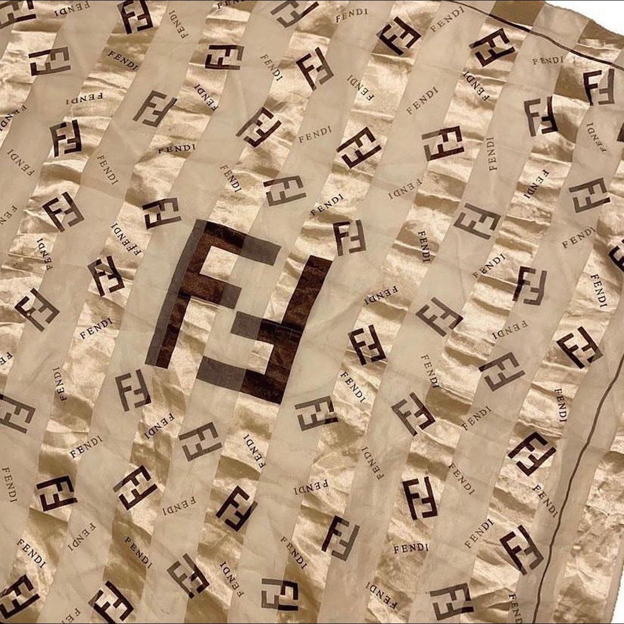 38”x40” Fendi All Over Print Cloth. In great... - Depop