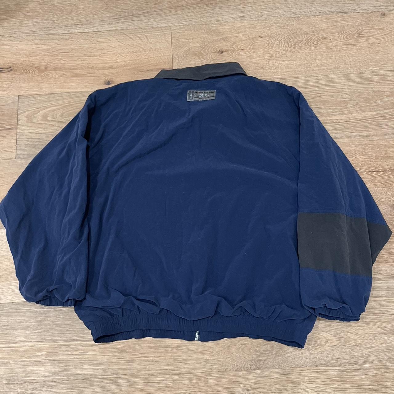 Vintage 90s No Fear collared workwear style jacket... | Depop