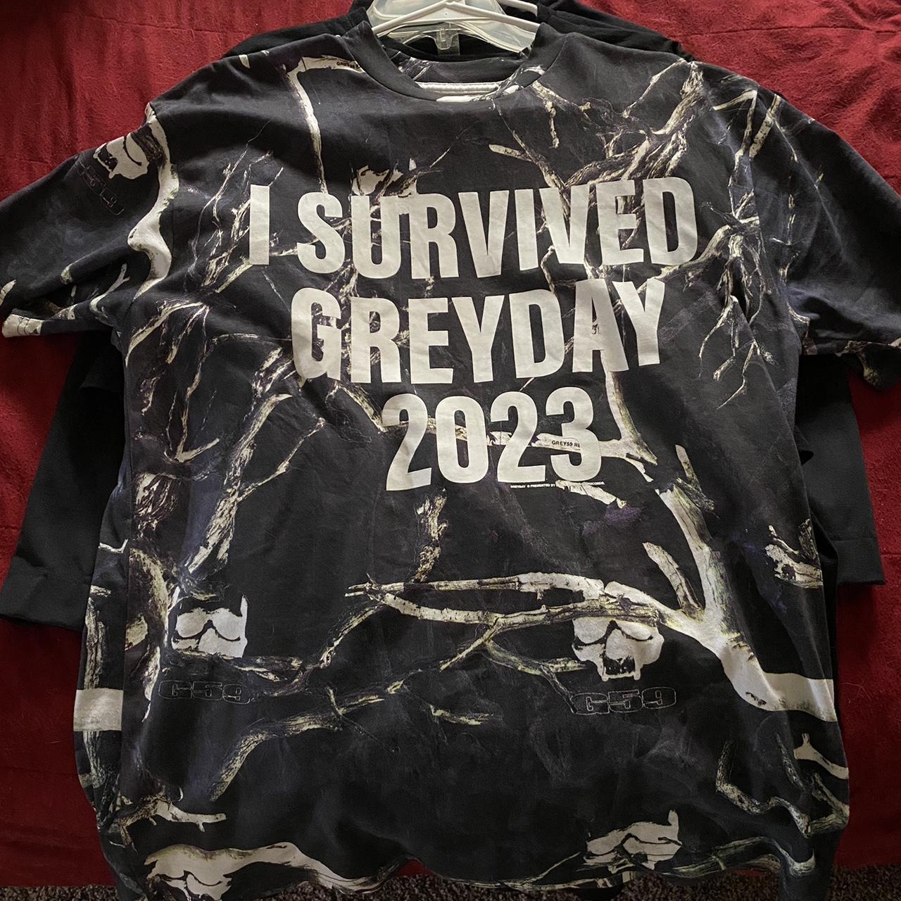 i survived greyday 2023 shirt rare #greyday #ftp #g59 - Depop