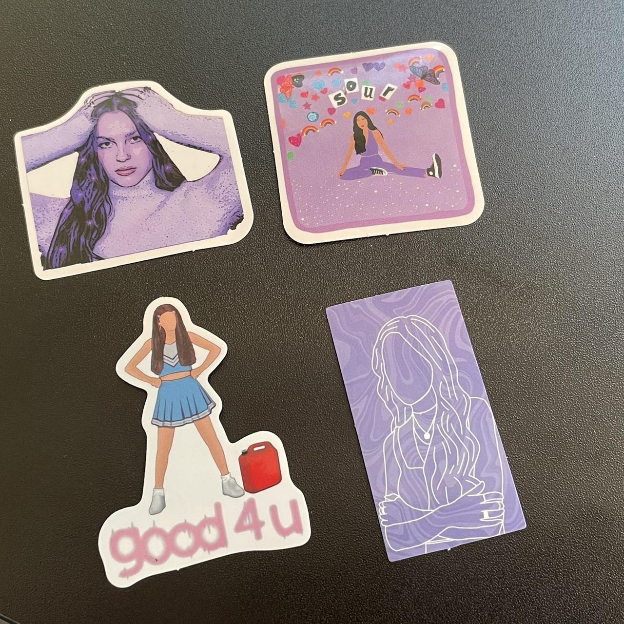 Olivia Rodrigo Sticker Bundle- 4 unused brand new... | Depop