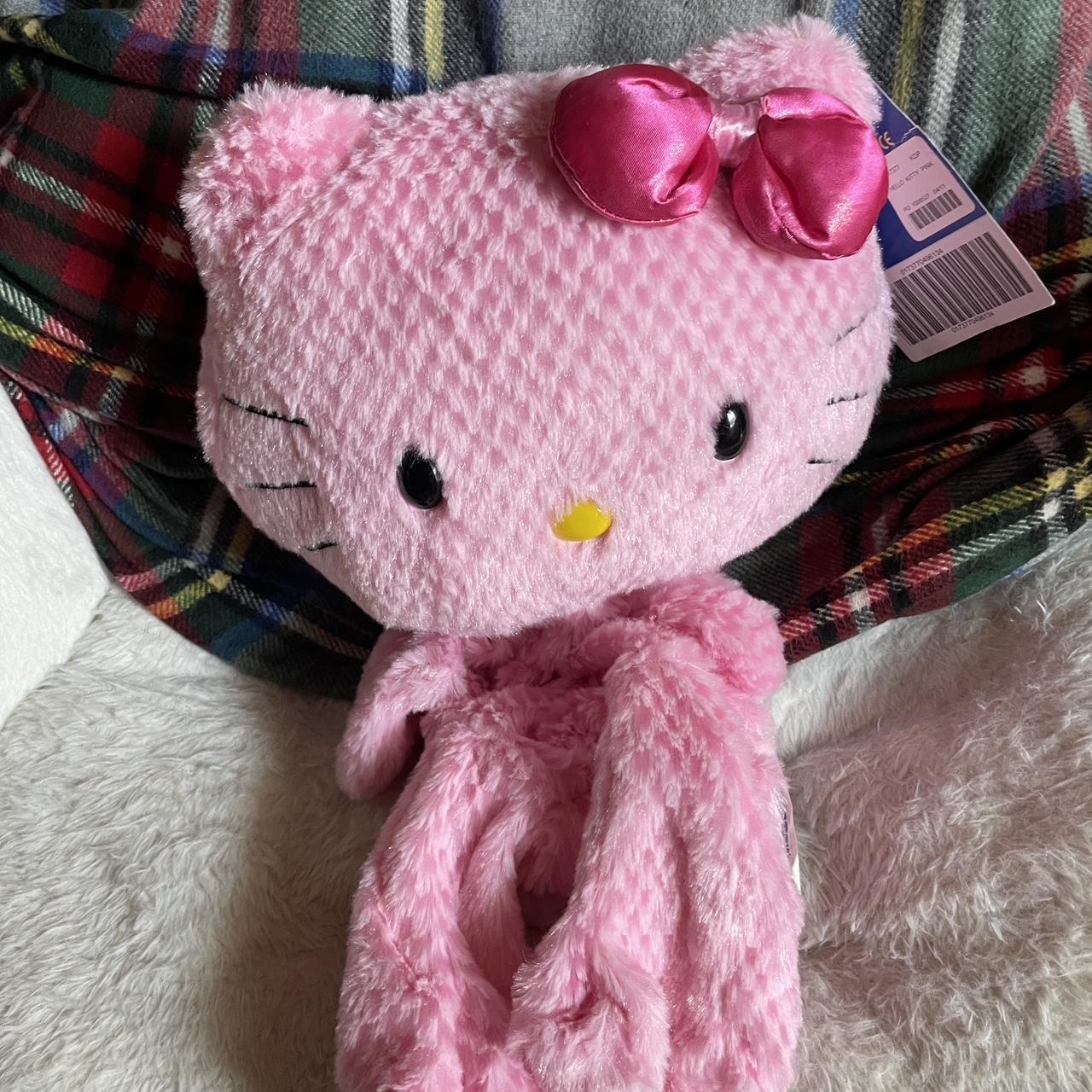 Pink waffle hello kitty build a bear new with tags... | Depop