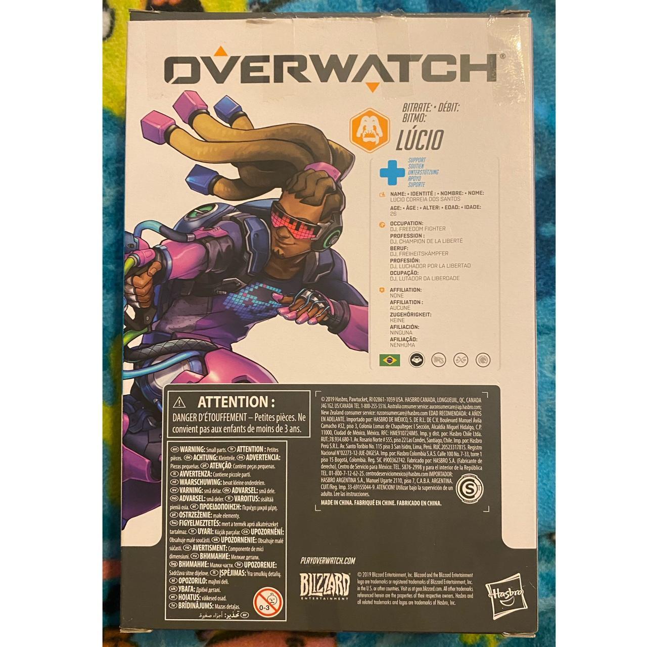 overwatch ultimates lucio figure seals broken, left... - Depop