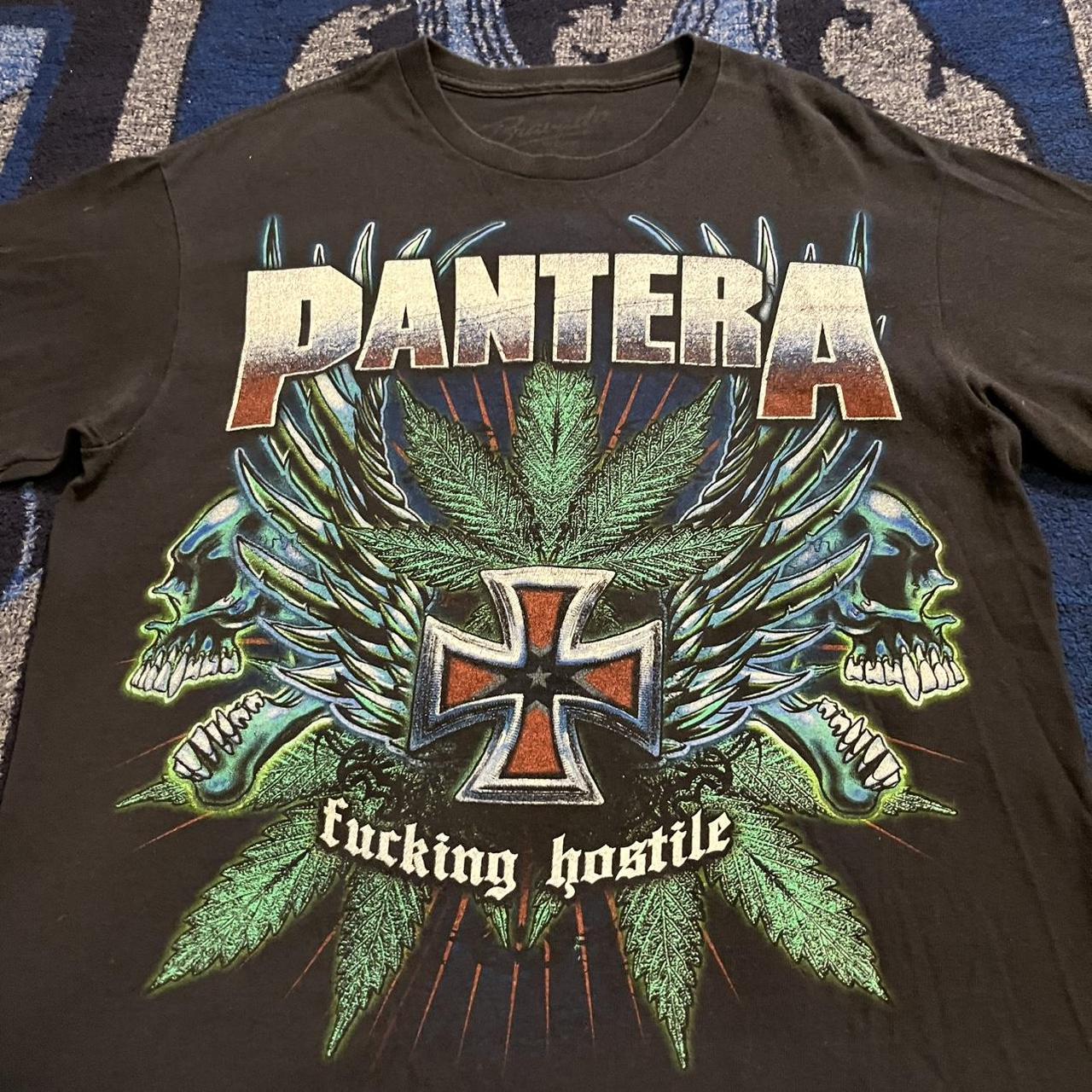Pantera graphic tee size s fits tts m length 27” pit... | Depop