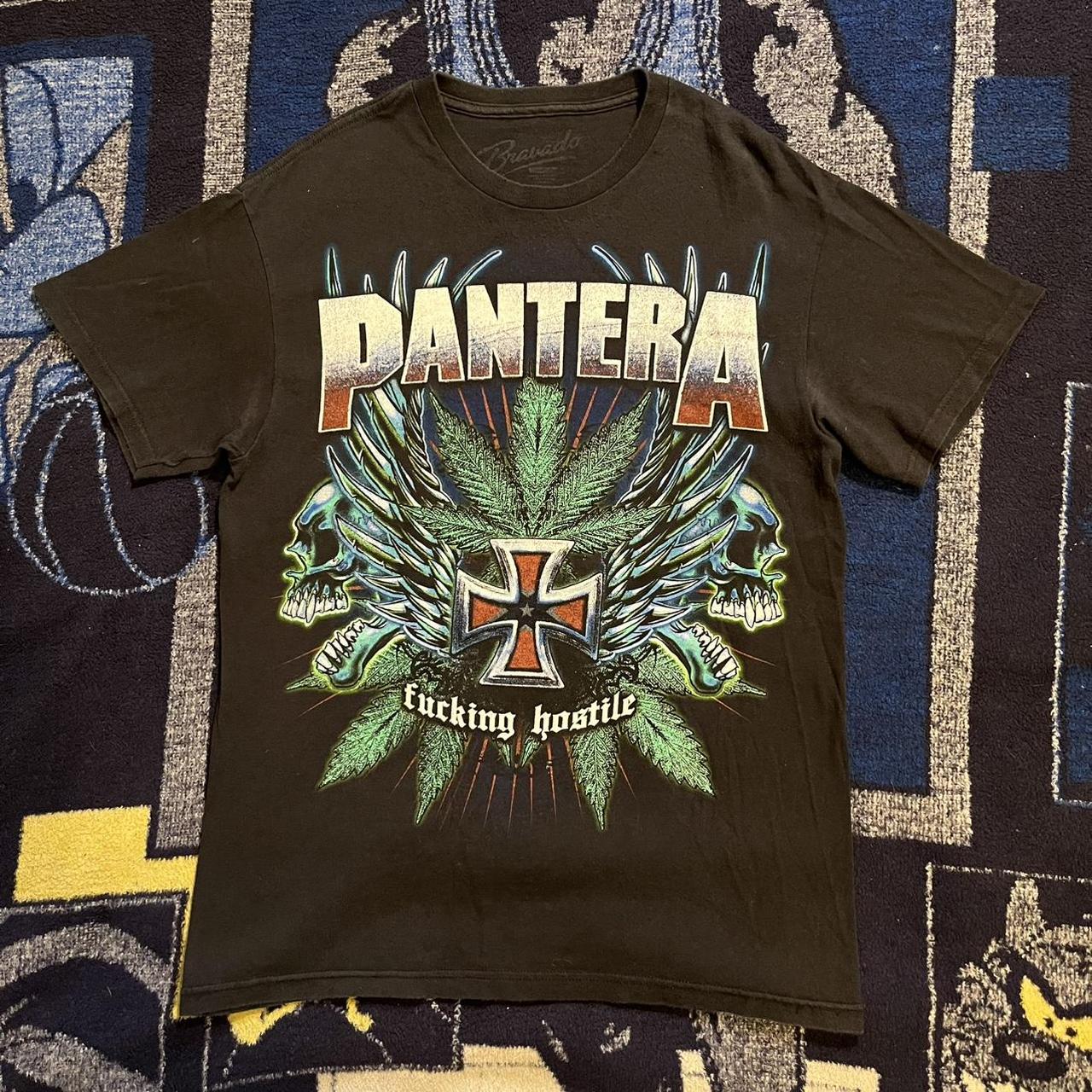 Pantera graphic tee size s fits tts m length 27” pit... | Depop