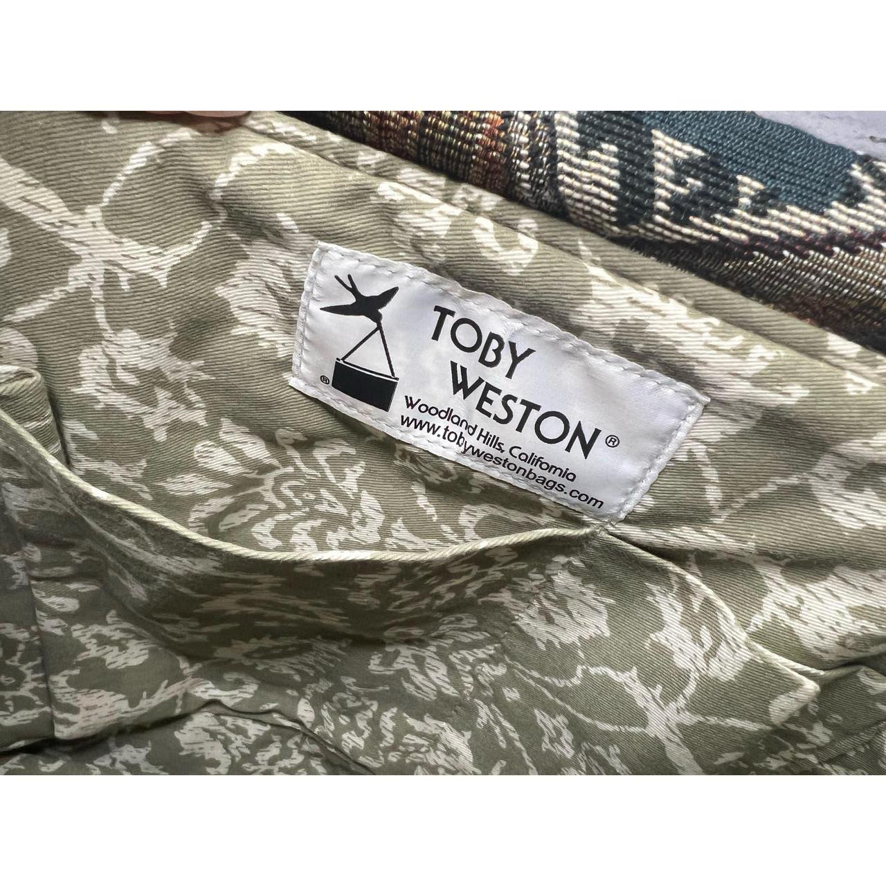 Toby Weston knitting bag Vintage Tapestry Bag Rare... - Depop