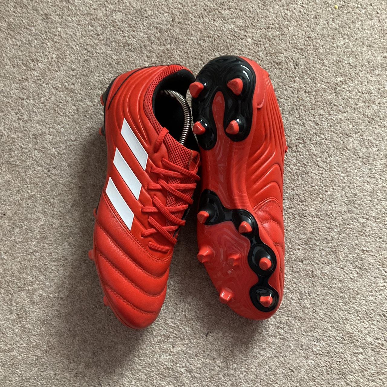Adidas copa football boots in red/black Excellent... - Depop