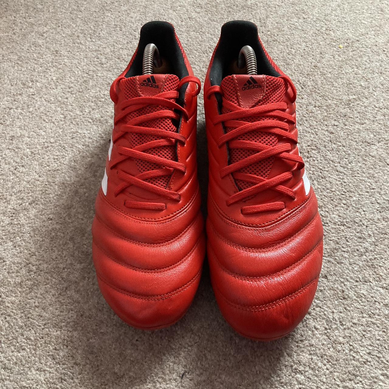 Adidas copa football boots in red/black Excellent... - Depop