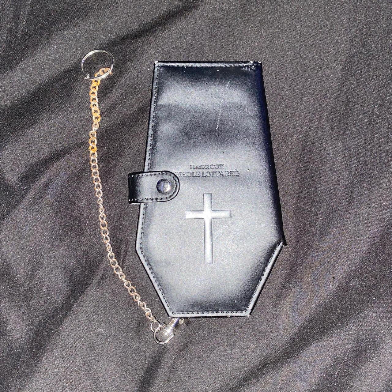 Playboi Carti Whole Lotta Red Coffin Wallet - Depop