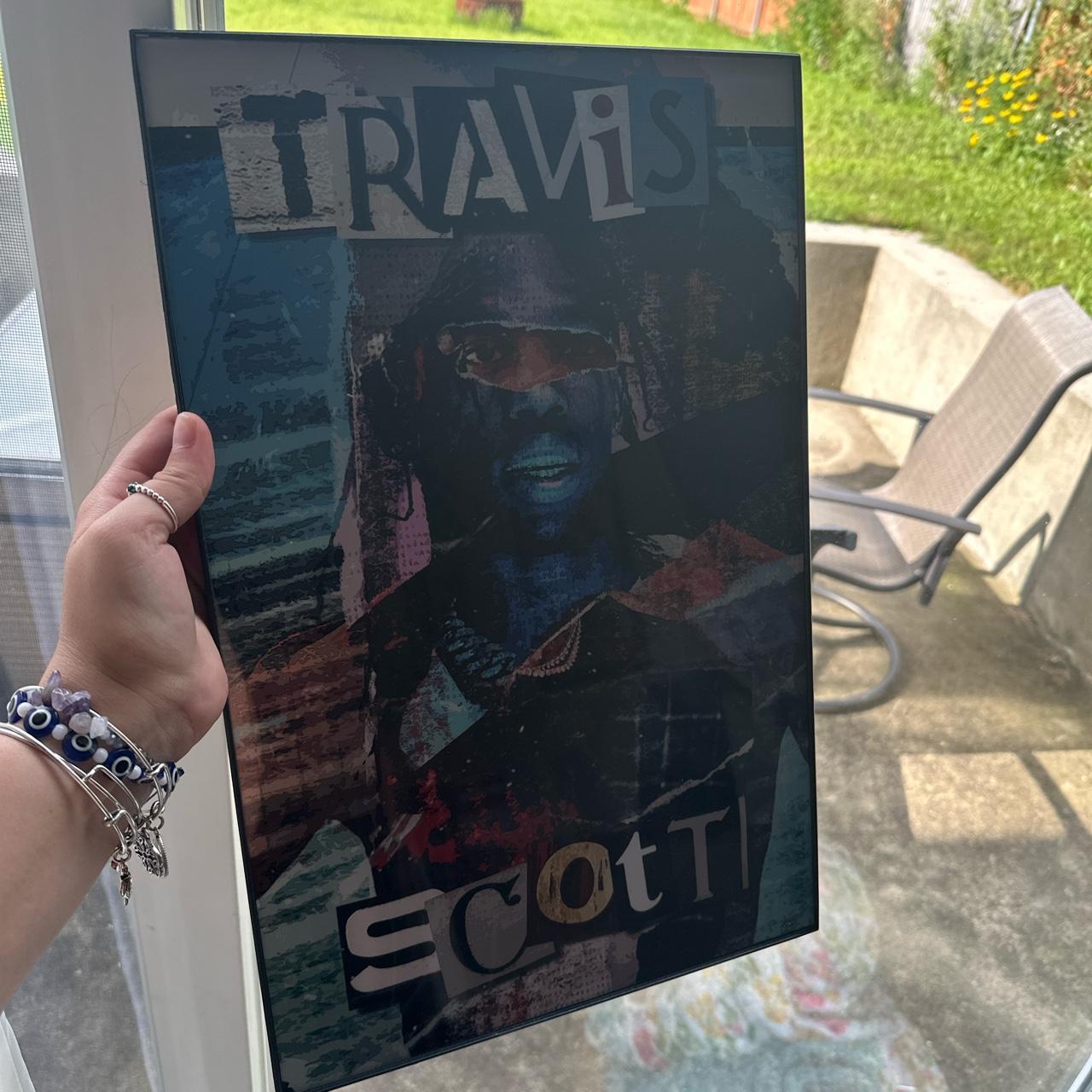 Travis Scott Collage/Multi media Print With Black... - Depop