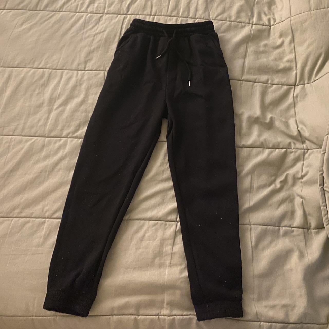 shein cuffed sweats trio, light grey, dark grey and... - Depop