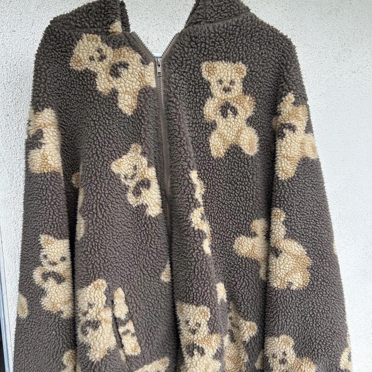 Teddy Bear Fuzzy jacket from Aelfric Eden Super... - Depop